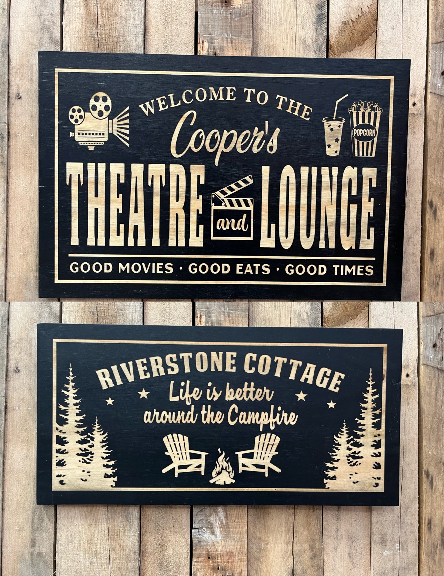 Custom Engraved Rectangle Wood Signs – Grand Impressions